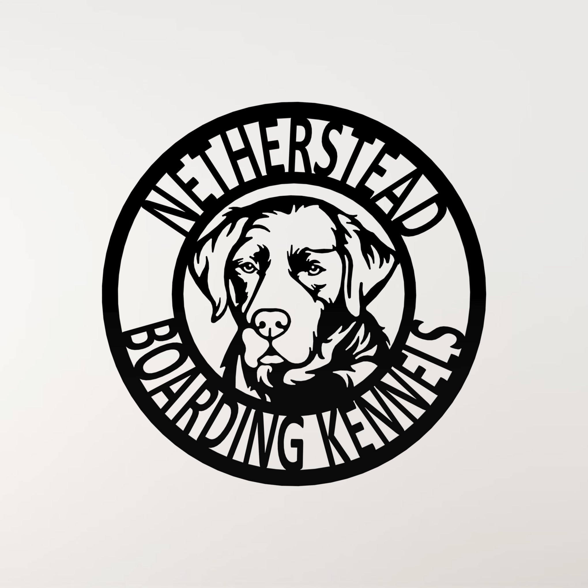 Labrador Retriever Metal Dog Sign - Version 1 | Custom Metal Signs ...